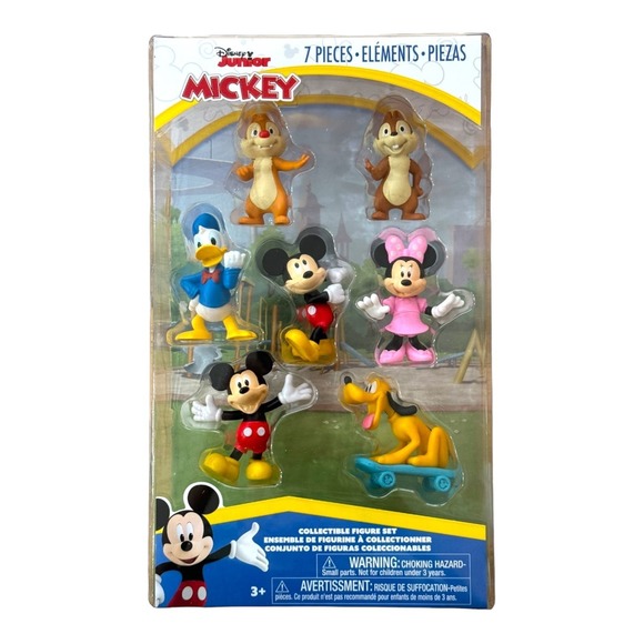 Disney | Toys | 7 Piece Disney Mickey Mouse Collectible Figurines ...